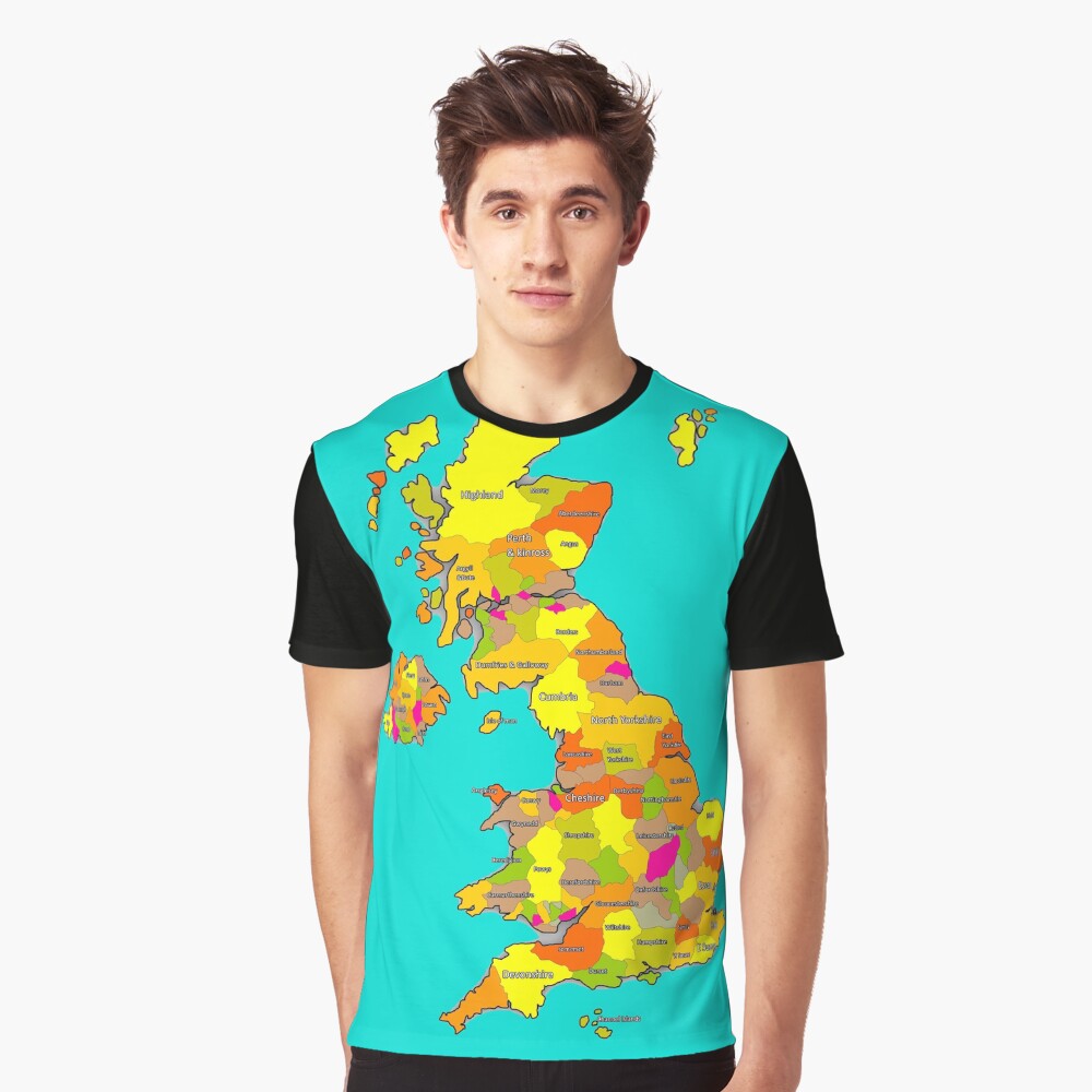 "United Kingdom Map" Sticker for Sale by DusicaP | Redbubble