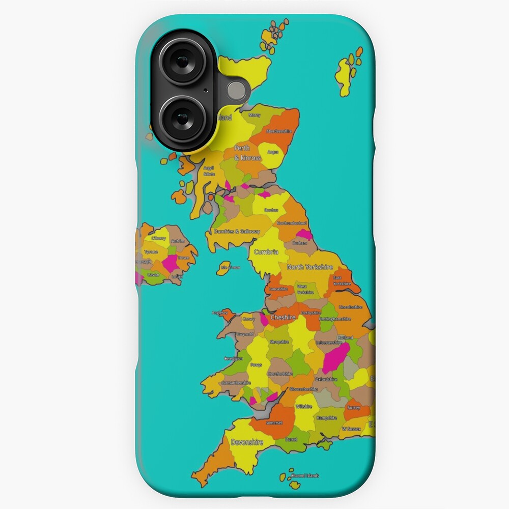 "United Kingdom Map" Sticker for Sale by DusicaP | Redbubble