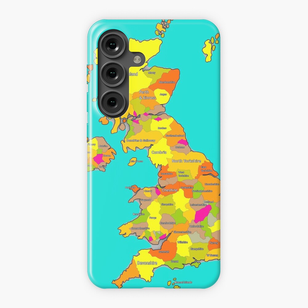 "United Kingdom Map" Sticker for Sale by DusicaP | Redbubble