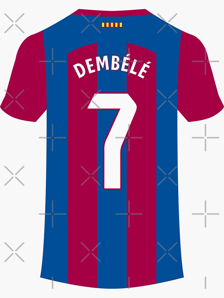 "Ousmane Dembele - Barcelona 23/24" Sticker for Sale by OnTargetSports ...
