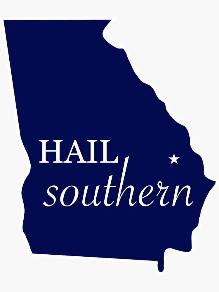 "Hail Southern " Sticker for Sale by Abby Schoppa | Redbubble