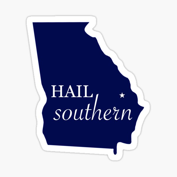 "Hail Southern " Sticker for Sale by Abby Schoppa | Redbubble