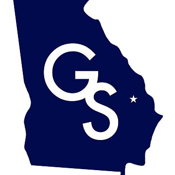 "Georgia Southern “GS” logo" Sticker for Sale by abbyschoppa | Redbubble