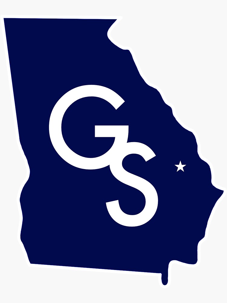 "Georgia Southern “GS” logo" Sticker for Sale by Abby Schoppa | Redbubble