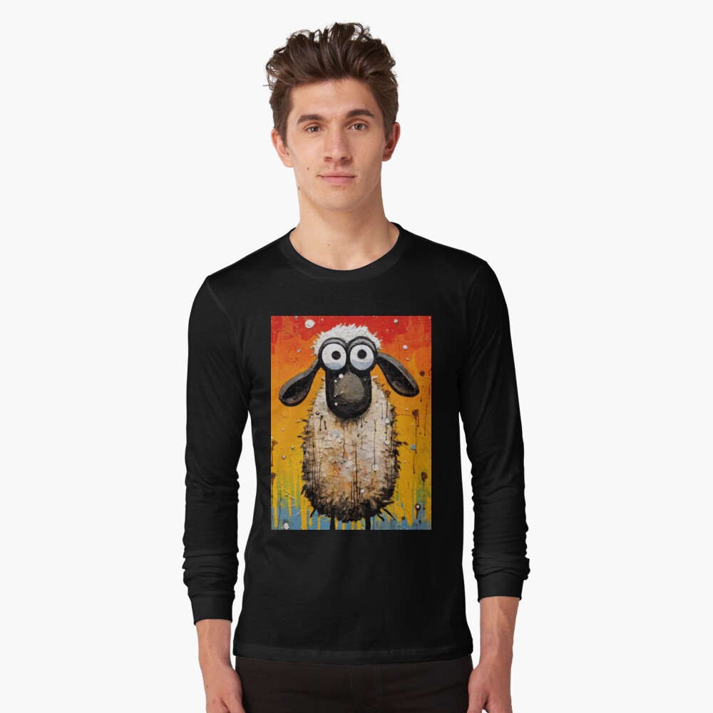 "Shocked Sheep." Sticker for Sale by Xenthorium | Redbubble