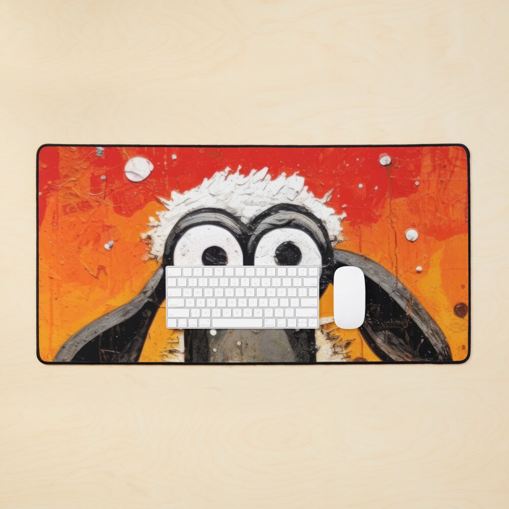 "Shocked Sheep." Sticker for Sale by Xenthorium | Redbubble