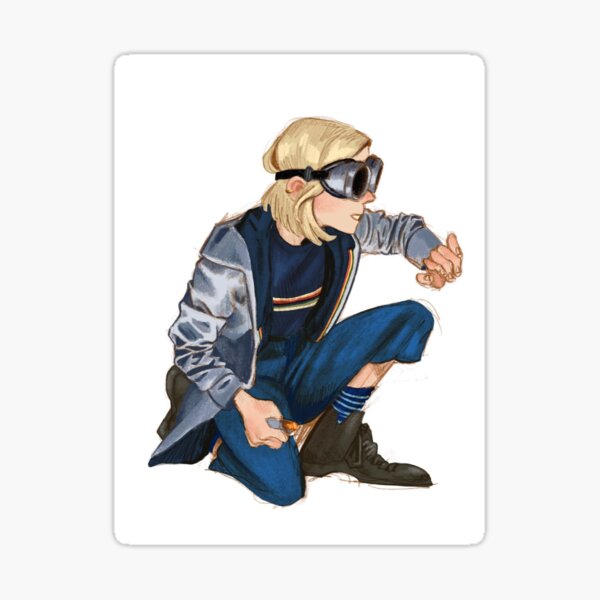 "Thirteenth Doctor" Sticker for Sale by bigredbird | Redbubble