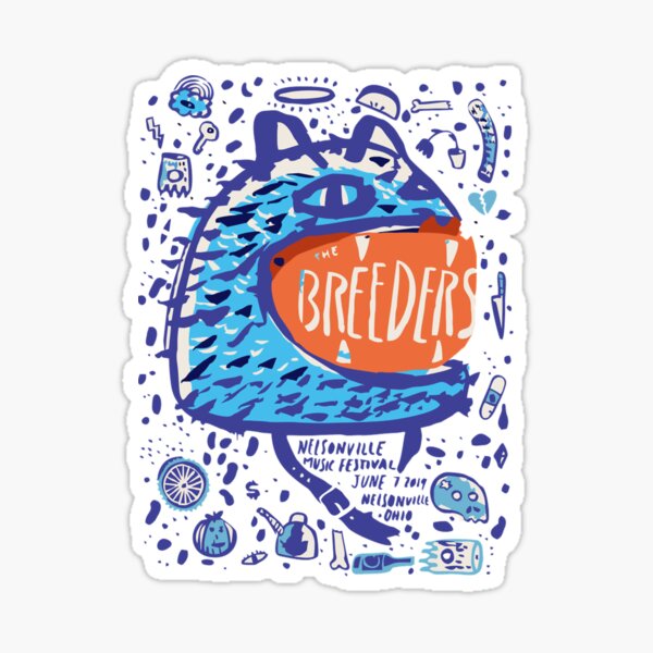 "The Breeders-Ohio " Sticker for Sale by FloridaLarkin1 | Redbubble