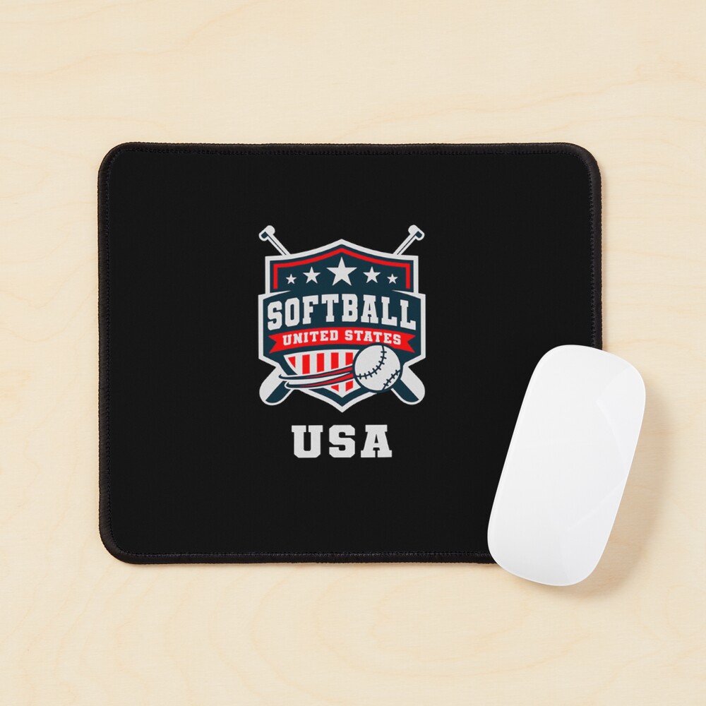 "USA Softball Logo! " Sticker for Sale by Mysterious Pod | Redbubble