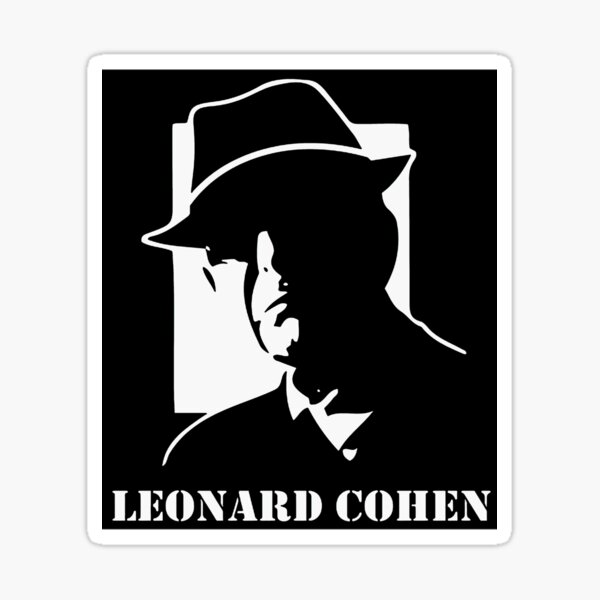 "Best Leonard Cohen Leonard Cohen Gift " Sticker for Sale by ...