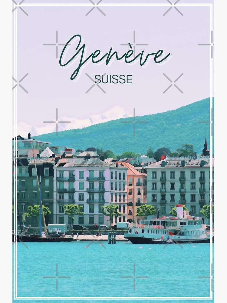 "Geneva Postcard" Postcard for Sale by kateweav | Redbubble