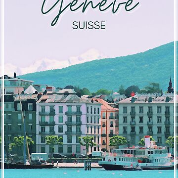 "Geneva Postcard" Postcard for Sale by kateweav | Redbubble