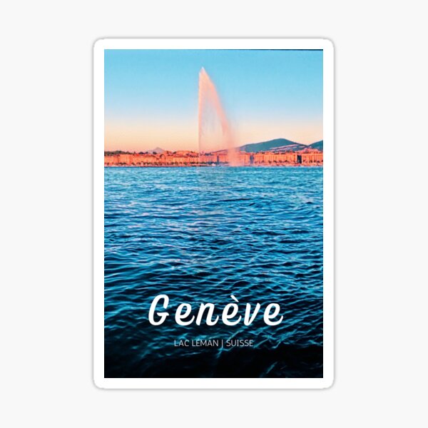 "Geneva" Sticker for Sale by kateweav | Redbubble