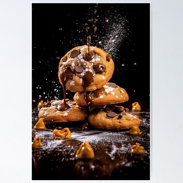 "Chocolate cookies" Poster for Sale by DonCoffeeBean | Redbubble