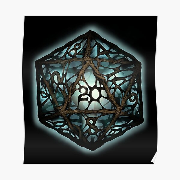 "Vine D20" Poster for Sale by MaratusFunk | Redbubble