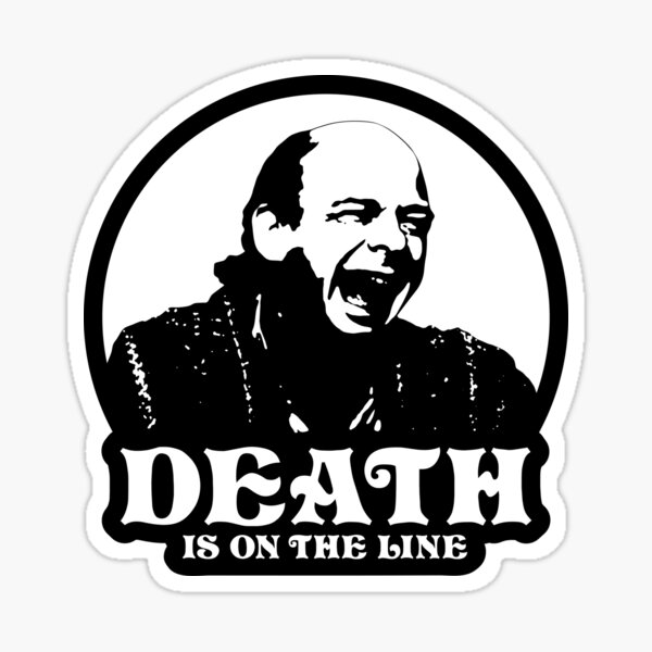 "Princess Bride - Death is on the Line" Sticker for Sale by ...
