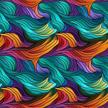 "colored flames" Sticker by xTillePatterns | Redbubble