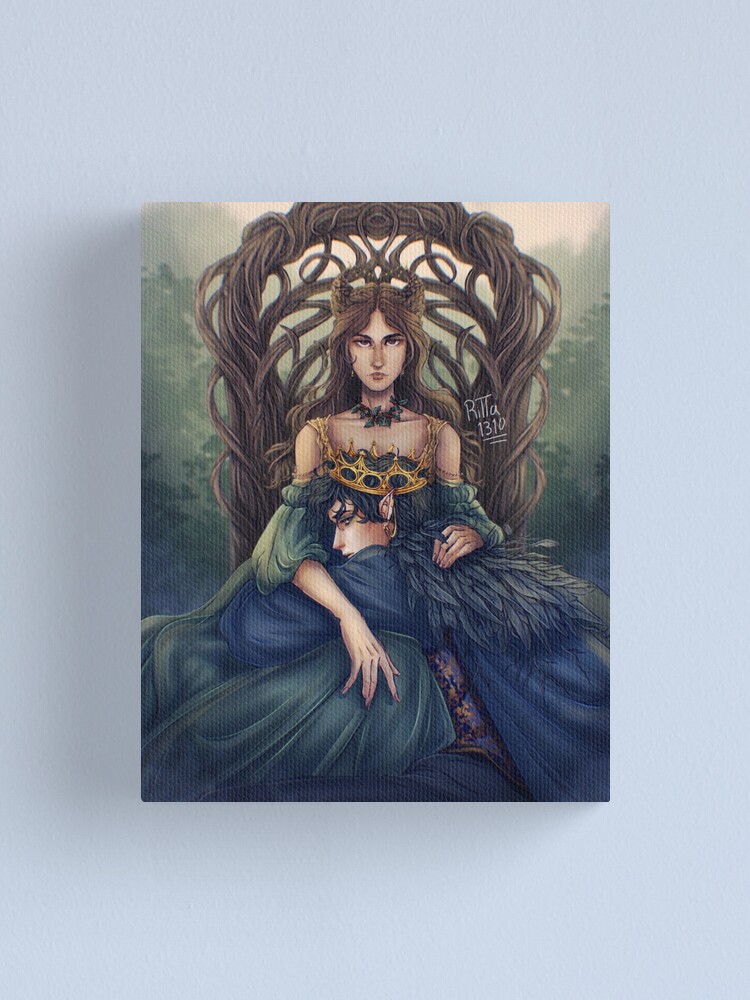 "High king and queen of elfhame" Canvas Print for Sale by ritta1310 ...