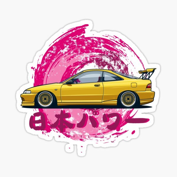 "Integra DC2" Sticker by OlegMarkaryan | Redbubble