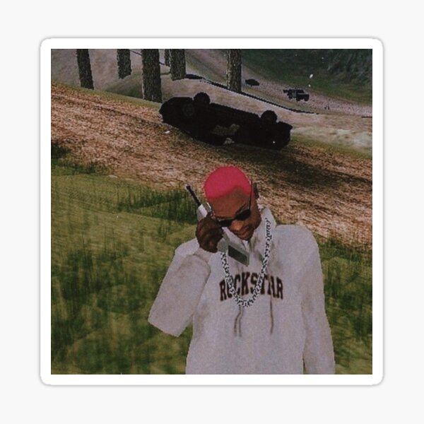 "Gta San Andreas CJ" Sticker for Sale by SoloB4ndit | Redbubble