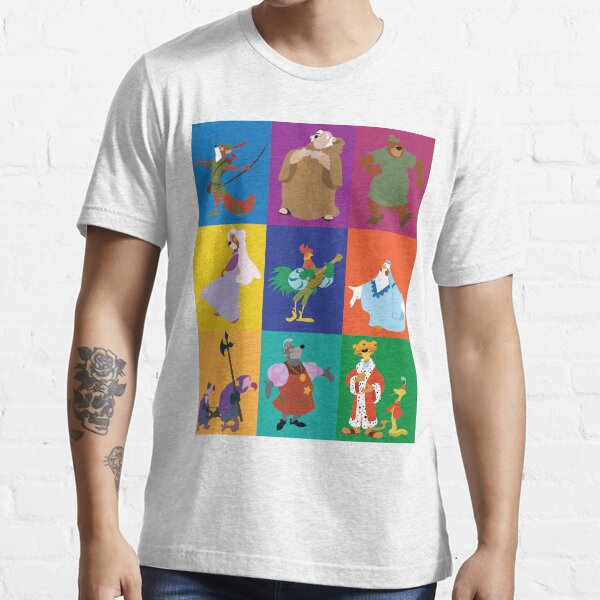 "Robin Hood characters" T-shirt for Sale by ehaverstick | Redbubble ...