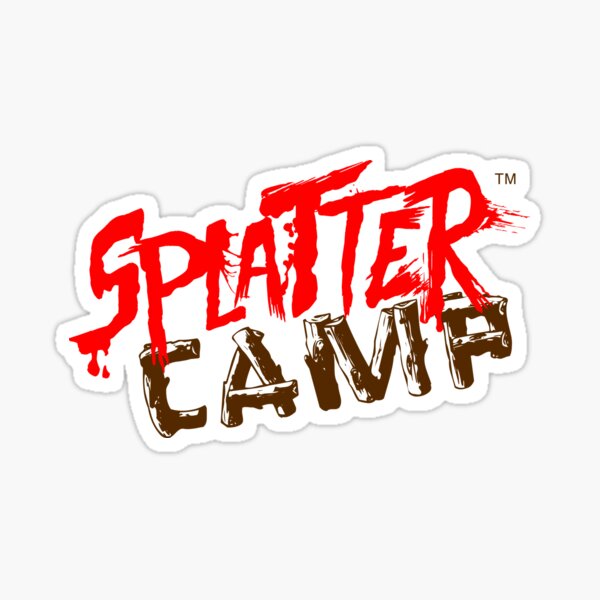 "Splatter Camp™ Logo" Sticker for Sale by jollyrotten | Redbubble