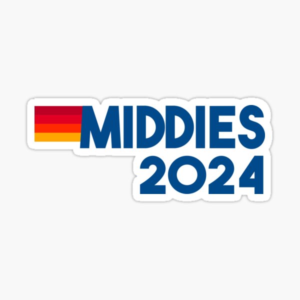 "Middies 2024" Sticker for Sale by Sand Design | Redbubble