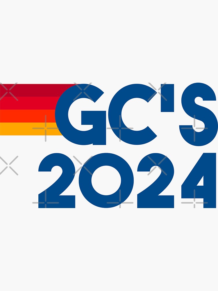 "GCs 2024" Sticker for Sale by drewsandler | Redbubble