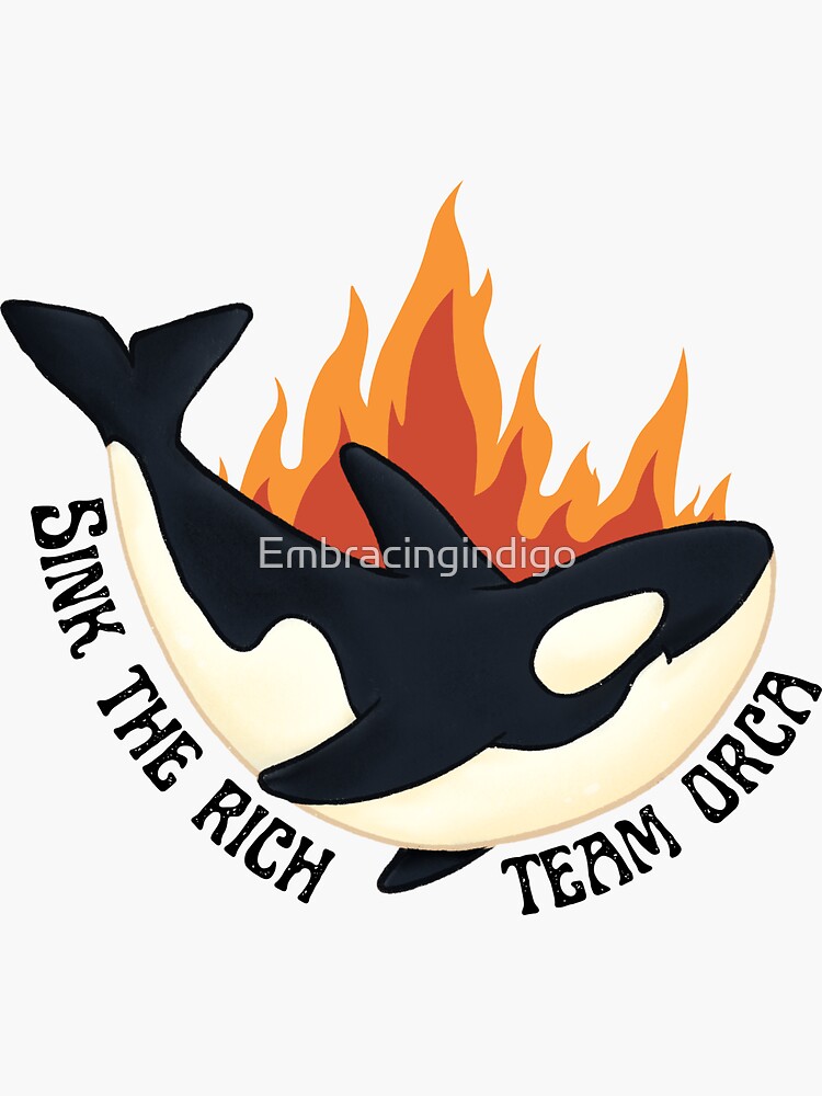 "Team Orca - Gladis - Killer Whale Revolution" Sticker for Sale by ...