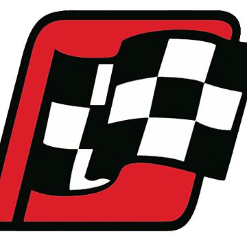 "NASCAR - Win Sticker - Checkered Flag - Red" Sticker for Sale by ...