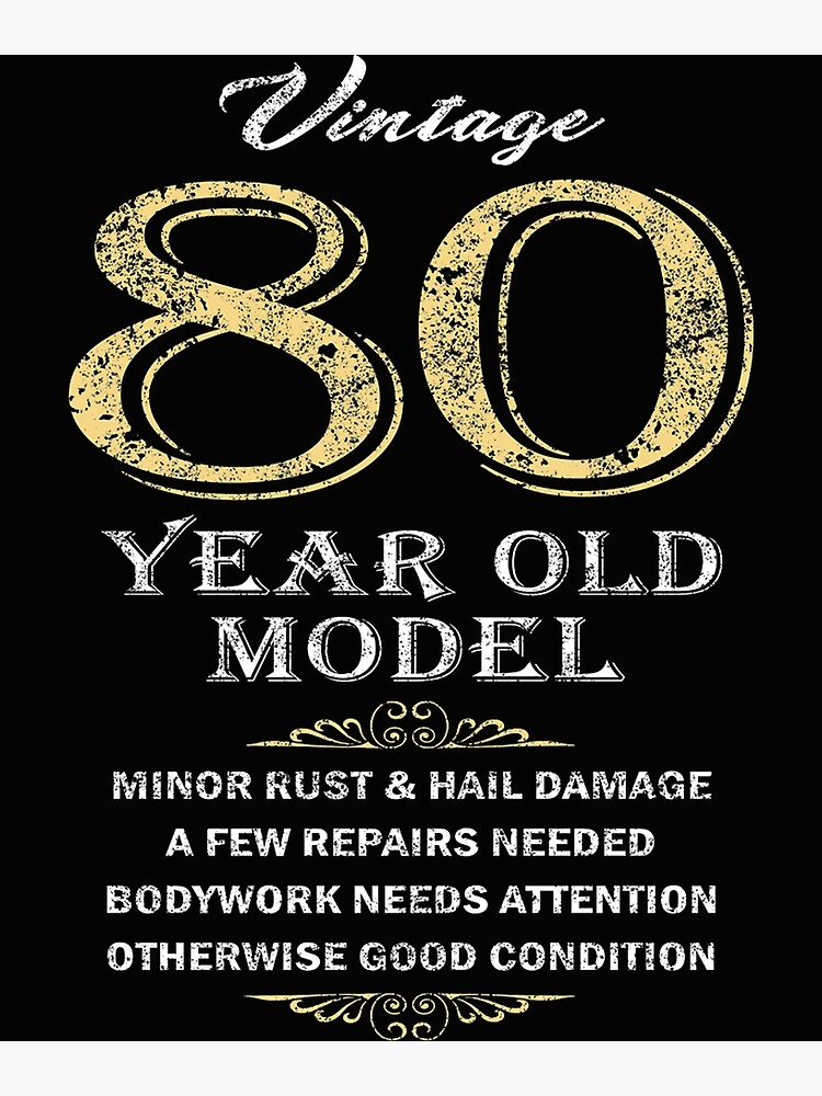 "80th Birthday - Funny gift idea Classic " Greeting Card for Sale by ...