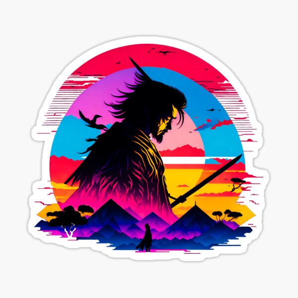 "Miyamoto Musashi" Sticker for Sale by Noxia-Designs | Redbubble