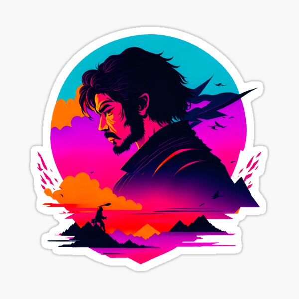 "Miyamoto Musashi" Sticker for Sale by Noxia-Designs | Redbubble