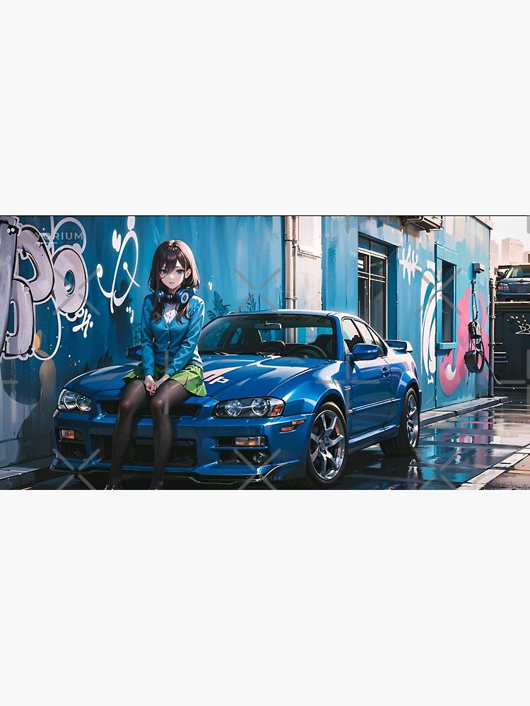 "Miku Nakano JDM car" Sticker by JVClanShop | Redbubble