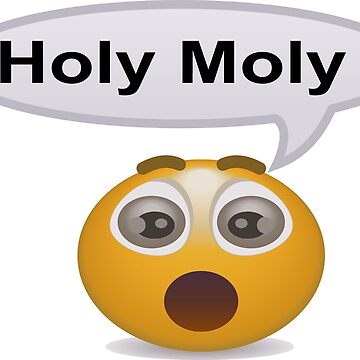 "holay molay holy moly emoji" Sticker for Sale by shlaboza | Redbubble