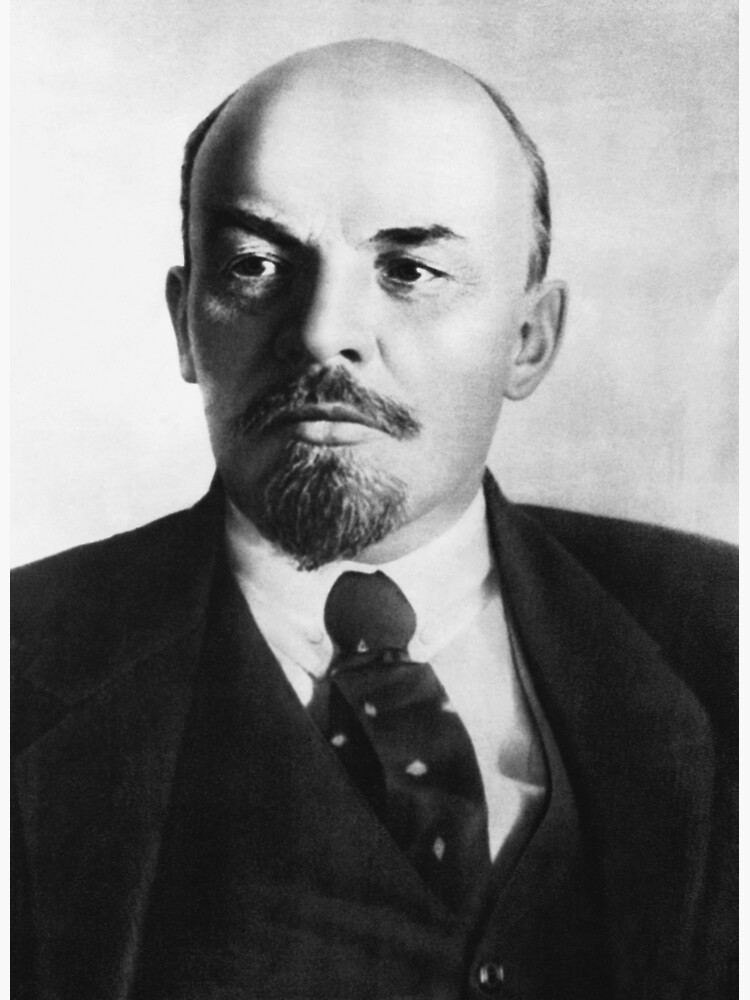 "Lenin photo portrait" Sticker by Khokhloma | Redbubble