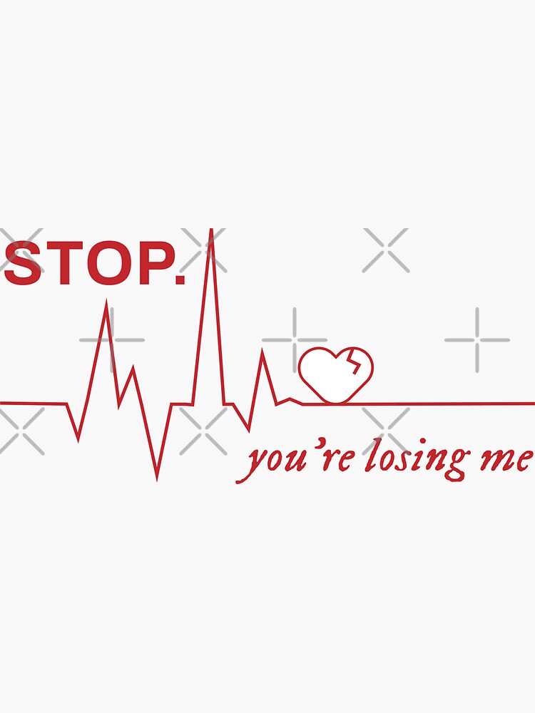 "Stop You're Losing Me - Taylor Swift " Sticker for Sale by norsphere ...
