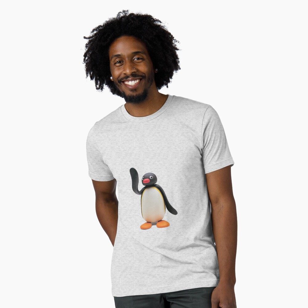 "Pingu says hello" Sticker for Sale by Skaloo | Redbubble
