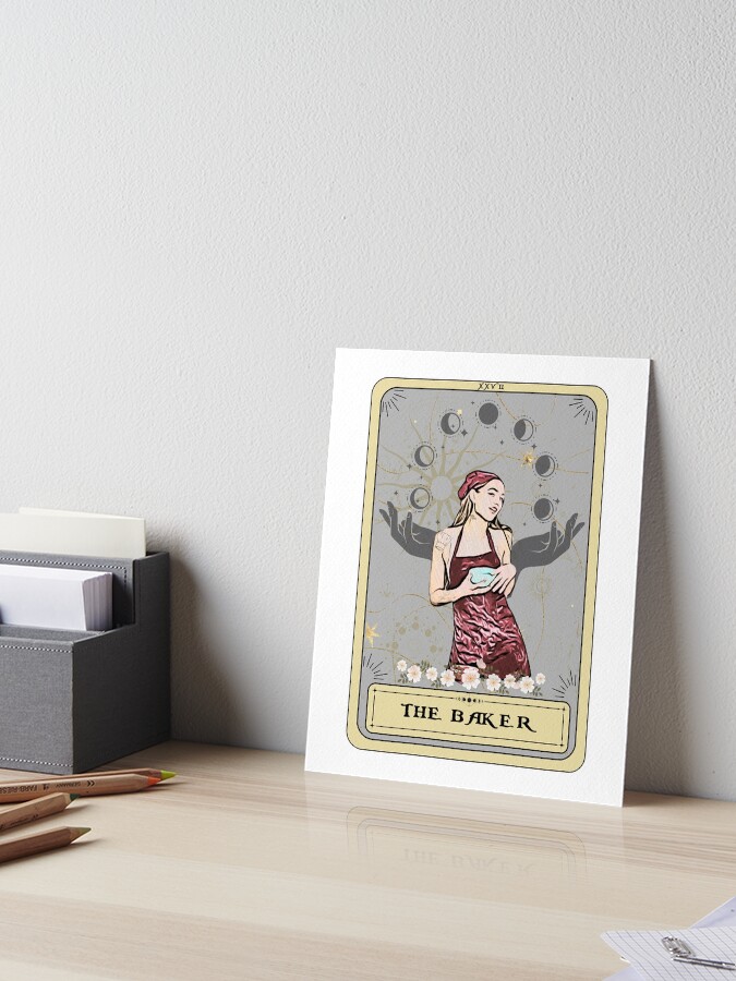 "Baker Tarot Card, The Baker Tarot, Funny Tarot Gift For Baking Lovers ...