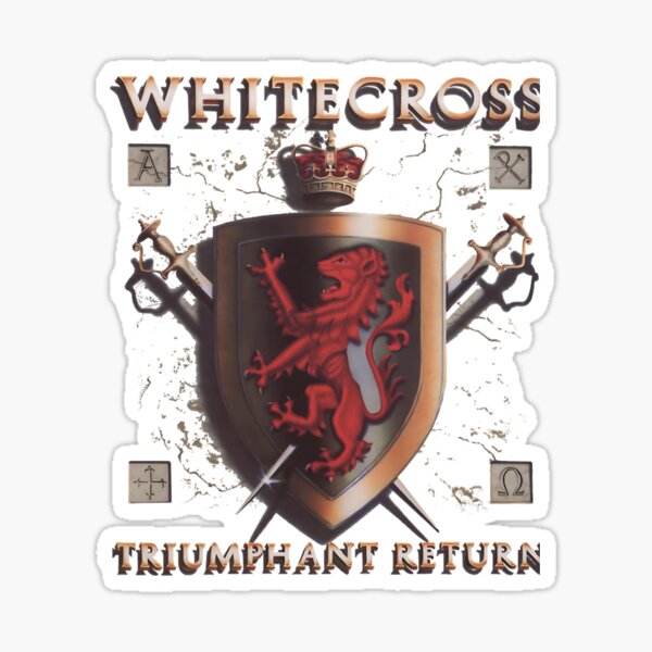 "Whitecross triumphant return" Sticker for Sale by BriceOrnDDS | Redbubble
