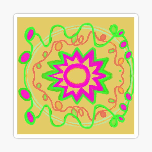 "Swirls and Twirls Hand Drawn" Sticker for Sale by ArtCreations111 ...