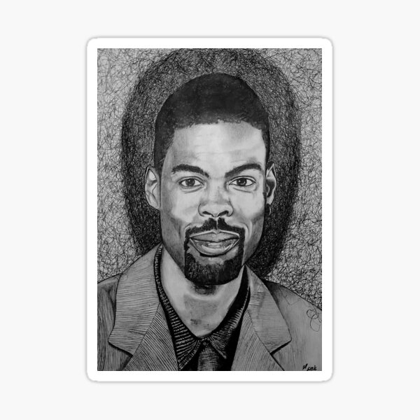 "Chris Rocks" Sticker for Sale by ElPoie | Redbubble