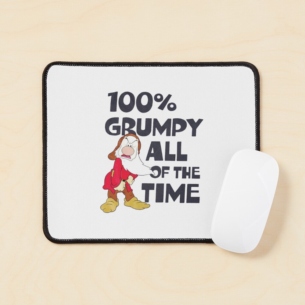 "100% grumpy" Sticker for Sale by LibbyBashirian | Redbubble