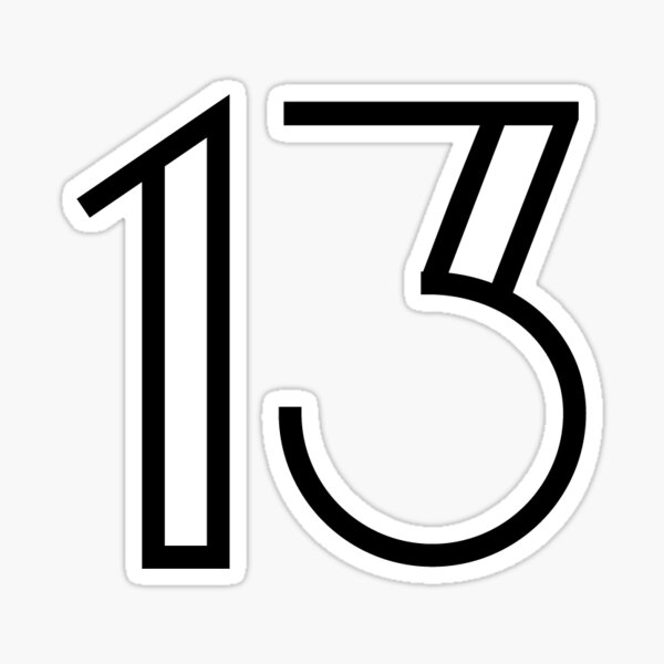 Lucky 13 Clipart