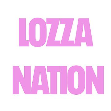 "lozza nation" Sticker for Sale by Kimminaidoo | Redbubble