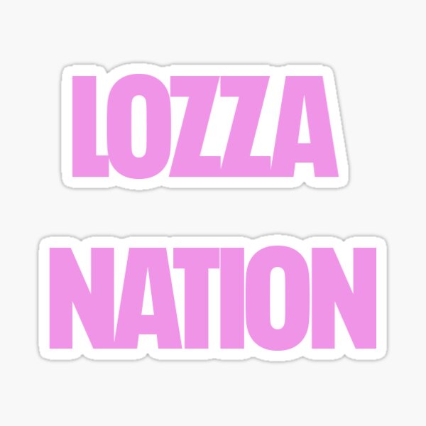 "lozza nation" Sticker for Sale by Kimminaidoo | Redbubble