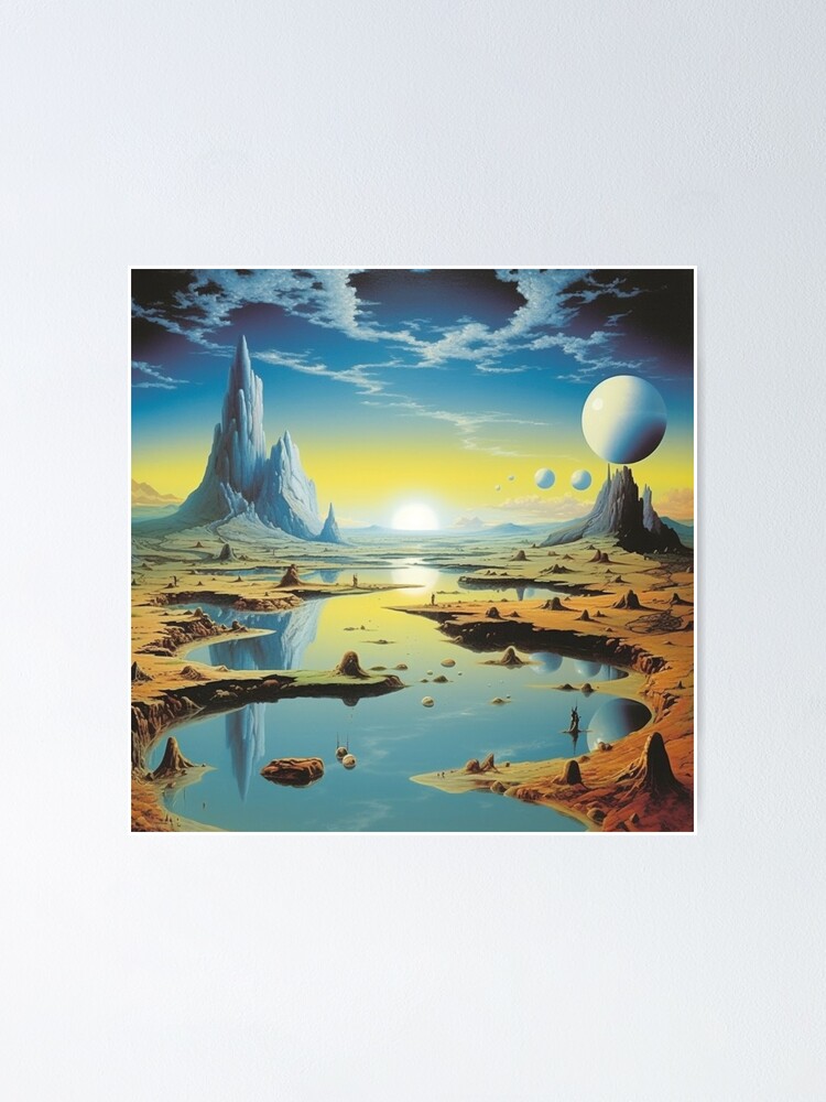 "Salvador Dali Landscape Poster, Dali Surrealism Poster, Salvador dali ...