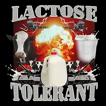 "Lactose Tolerant" Sticker for Sale by mikeandernim | Redbubble
