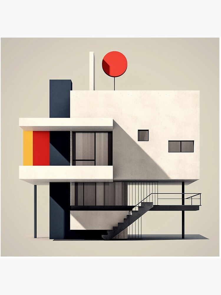 Bauhaus Architecture Drawings