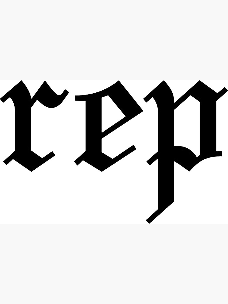 "REP" Sticker for Sale by DragonFree | Redbubble